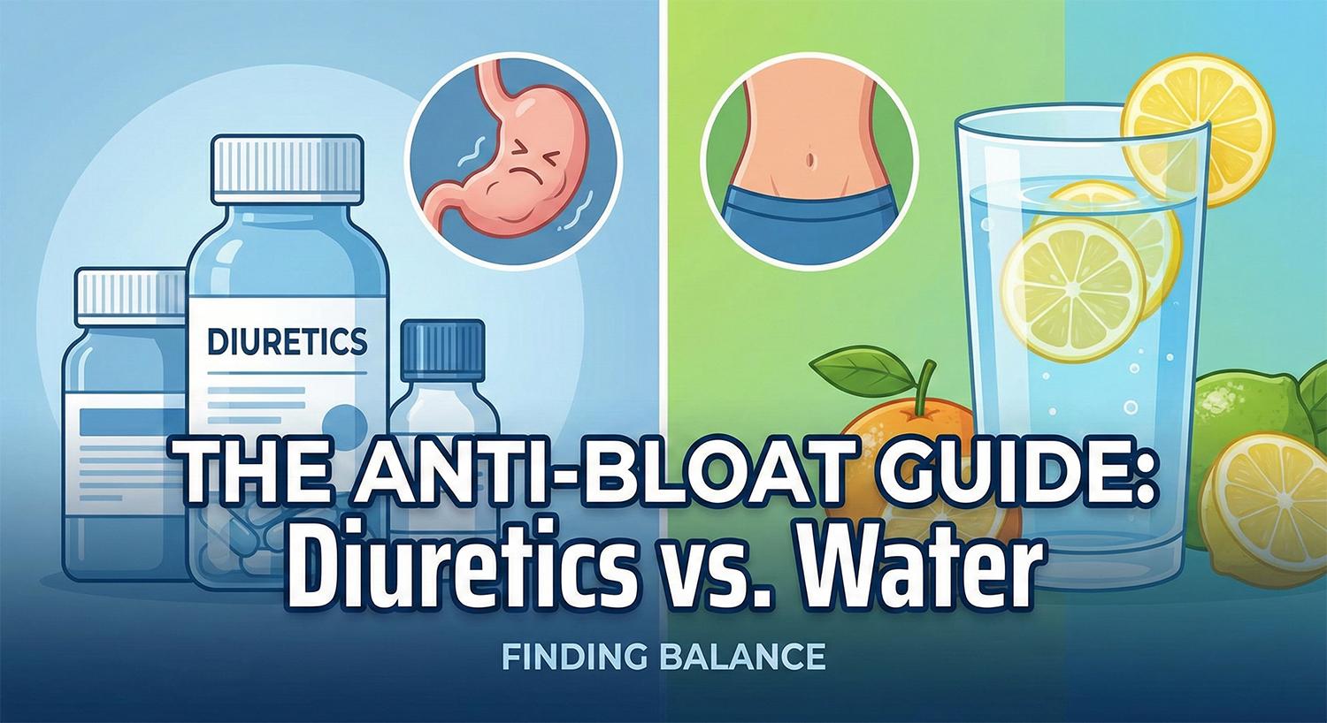 The Anti-Bloat Guide: Diuretics vs. Water Intake